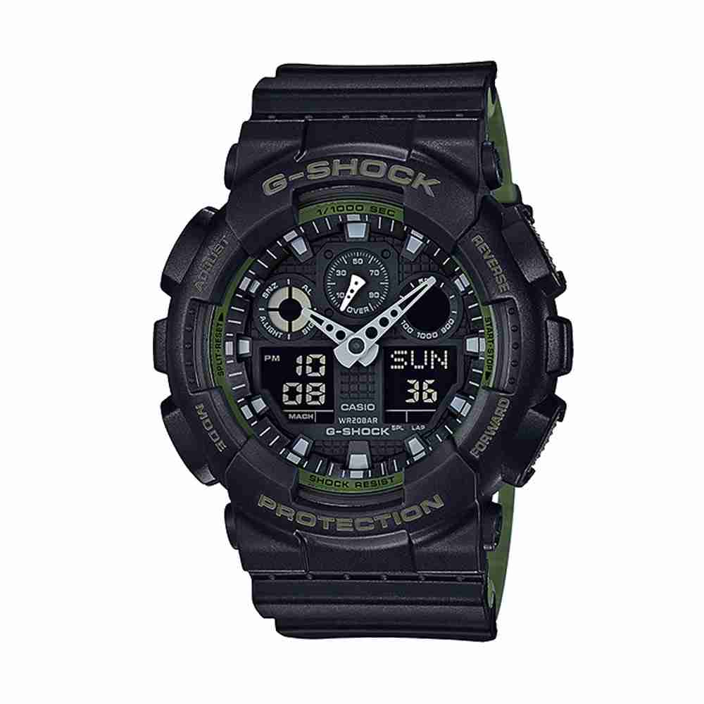 Shop For Casio G Shock GA 100L 1A Black Strap Stylish Wrist Watch