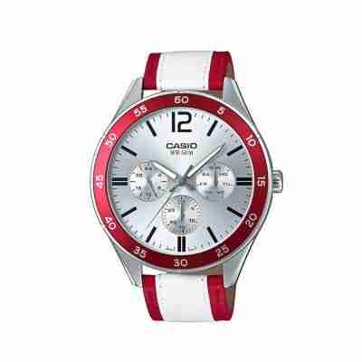 Casio MTD-300D-1AVDF Chronograph Black Dial Wrist Watch - WatchCentre.PK