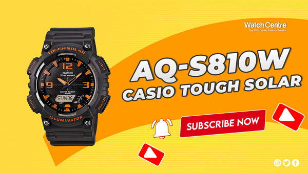 Casio AQ-S810WC-8AV Tough Solar Youth Watch Video Review
