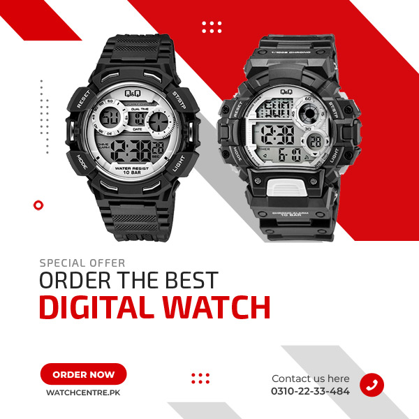 Q&Q Sports Digital Watches Price & Online Catalog in Pakistan
